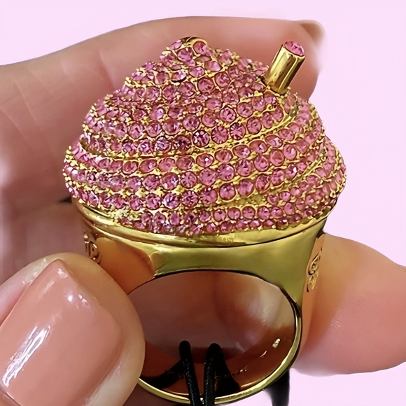 kate spade | Jewelry | Nwt Kate Spade 2k Gold Plated Fast Food Pink ...